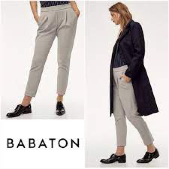 Babaton | Pants & Jumpsuits | Babaton Aritzia Gray Dress Pant | Poshmark